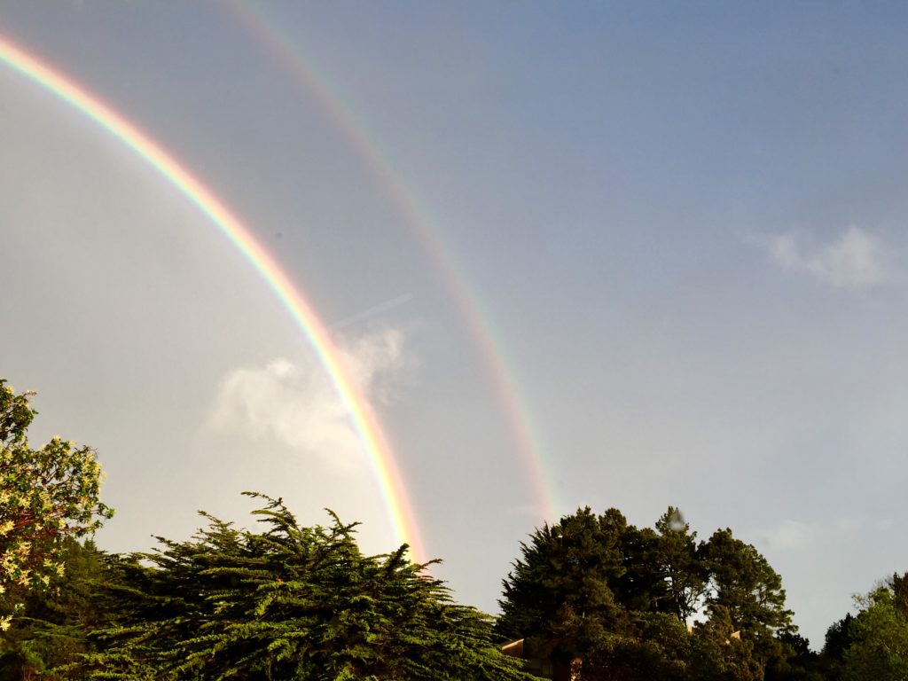 Last week’s double rainbow. – Mendonoma Sightings