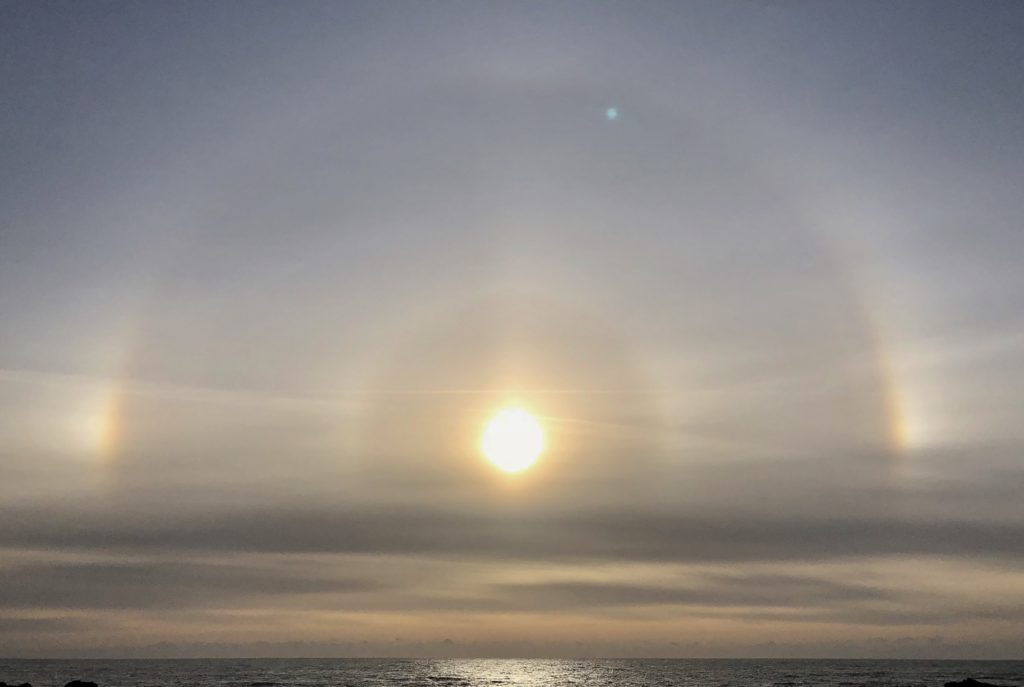 mock sun – Mendonoma Sightings